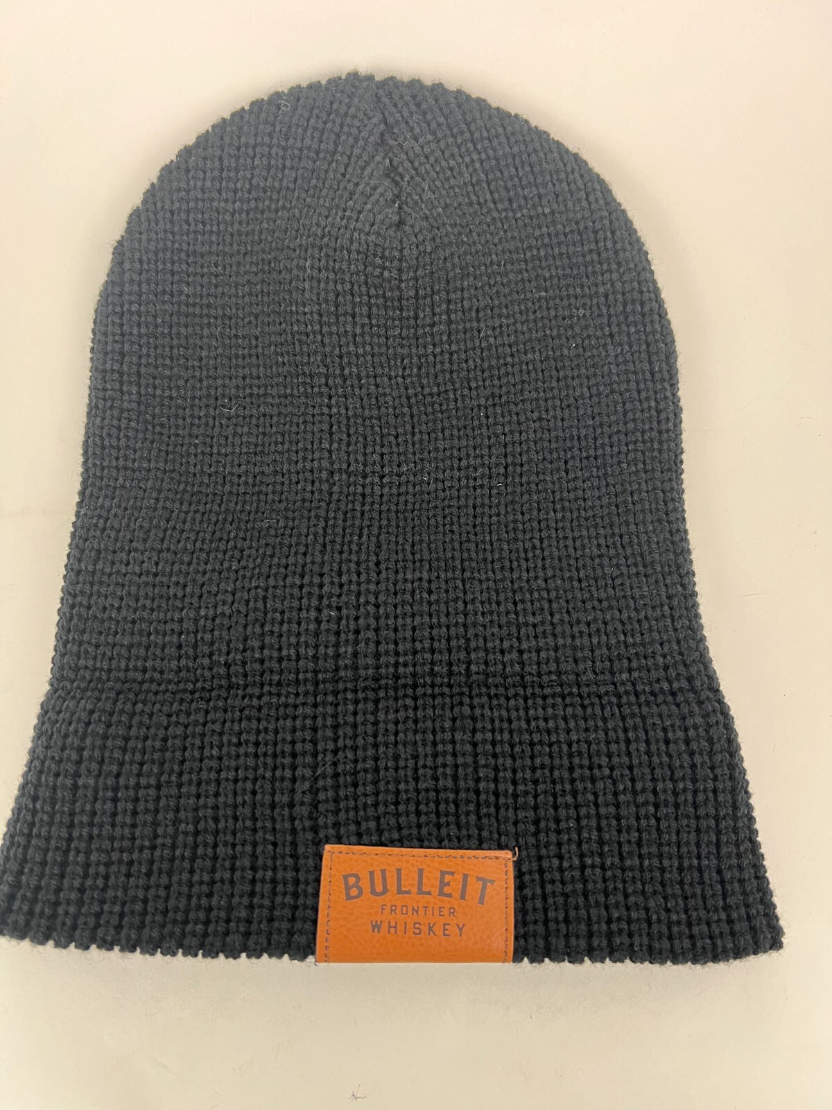 Bulleit Frontier Whiskey Black Knit Winter Beanie Hat Cap One Size | eBay