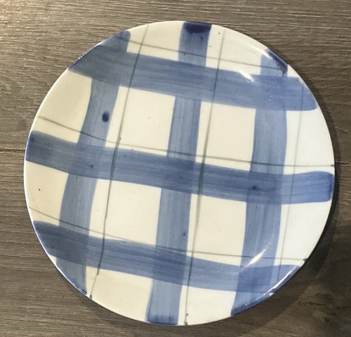 Vintage Alco Blue Green Plaid 7 1/4" Salad Plate | eBay
