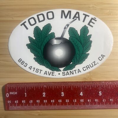TODO MATE Santa Cruz, Ca. Decal / Sticker | eBay