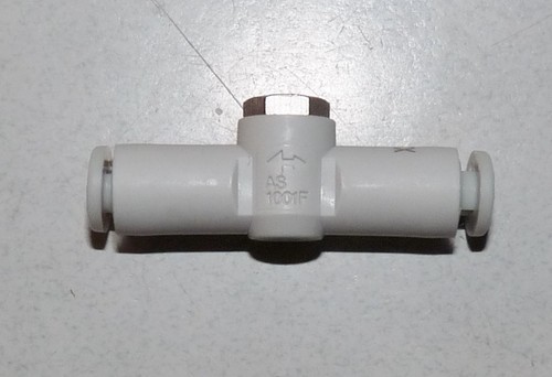 SMC AS1001F-04-1-X250 SPEED CONTROL CONNECTOR WITH FITTING TUBE 0.1MM ...