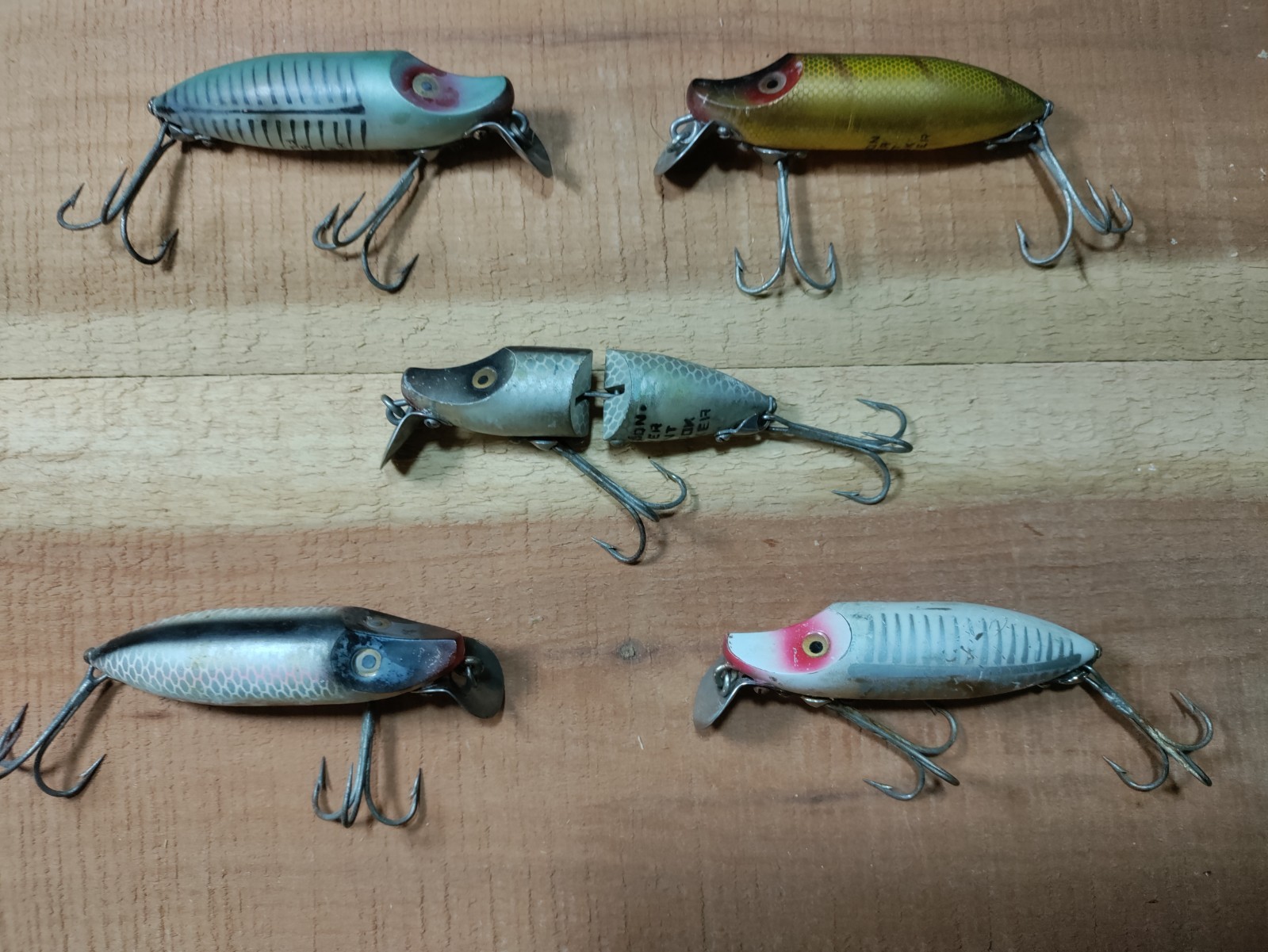 Heddon River Runts(lot of 5) vintage fishing lures /fish or collect | eBay