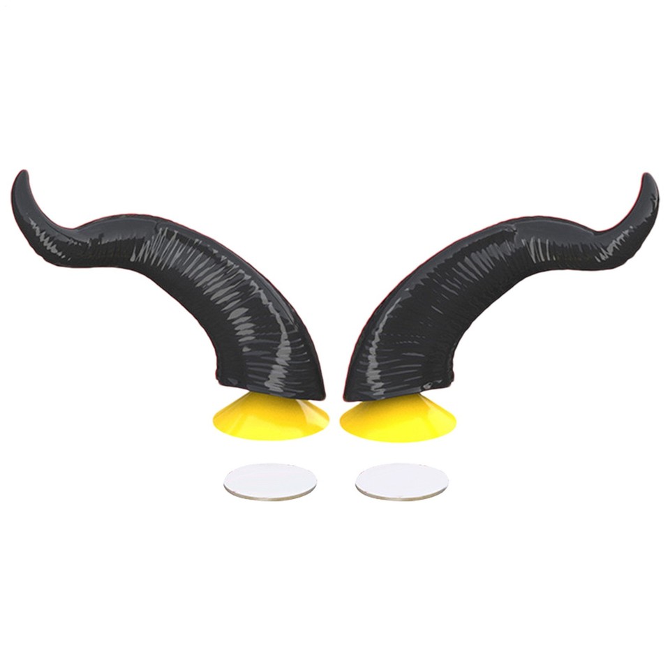 2 * Devil Horns For Helmets Fashion Personality Motorcycle Helmet Devil ...