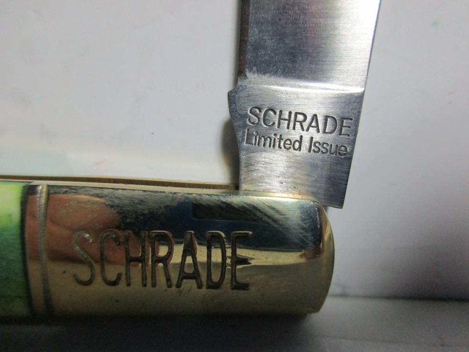 SCHRADE LIMITED ISSUE TRACTOR UP POCKET KNIFE & DISPLAY TIN | eBay