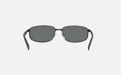 Ray-Ban RB3254 61mm Pillow Sunglasses Matte Black Frame Crystal Green ...