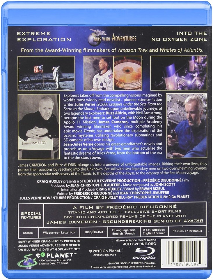 (James Cameron)Explorers:From the Titanic to the Moon (Two -Disc Blu R ...