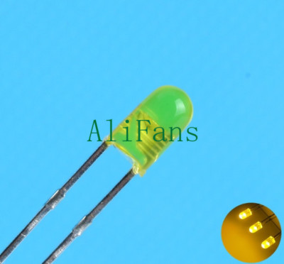 500PCS LED 3MM yellow COLOR yellow LIGHT Super Bright | eBay