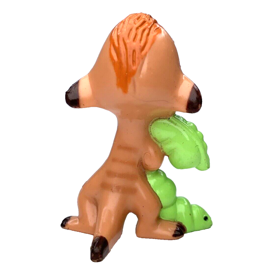 The Lion King Young Timon with Green Worm PVC Figurine Figure Disney ...
