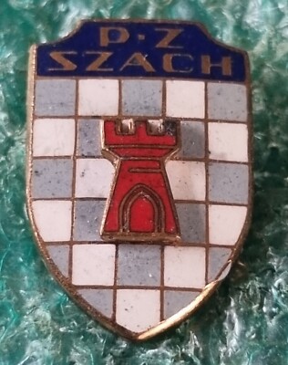 POLISH CHESS FEDERATION - OLD PIN BADGE | eBay