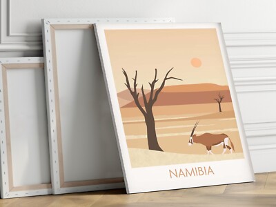 Namibia 40x50cm Stretched Travel Canvas Wall Art Print | eBay Australia
