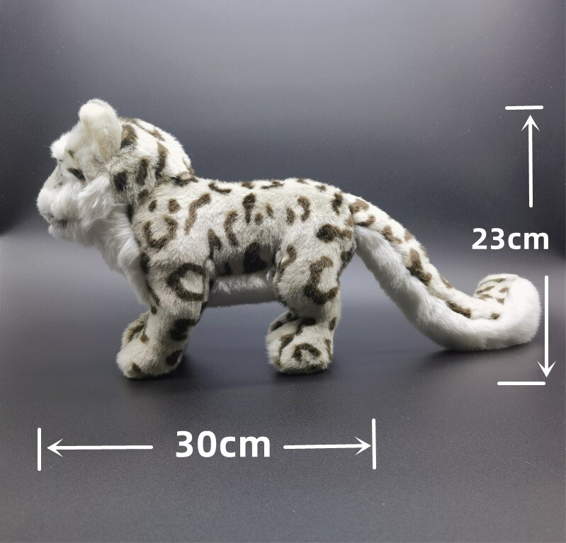 Snow Leopard 12 Inch Stuffed Animal Plush Toys Toddler Doll Kids Gifts ...