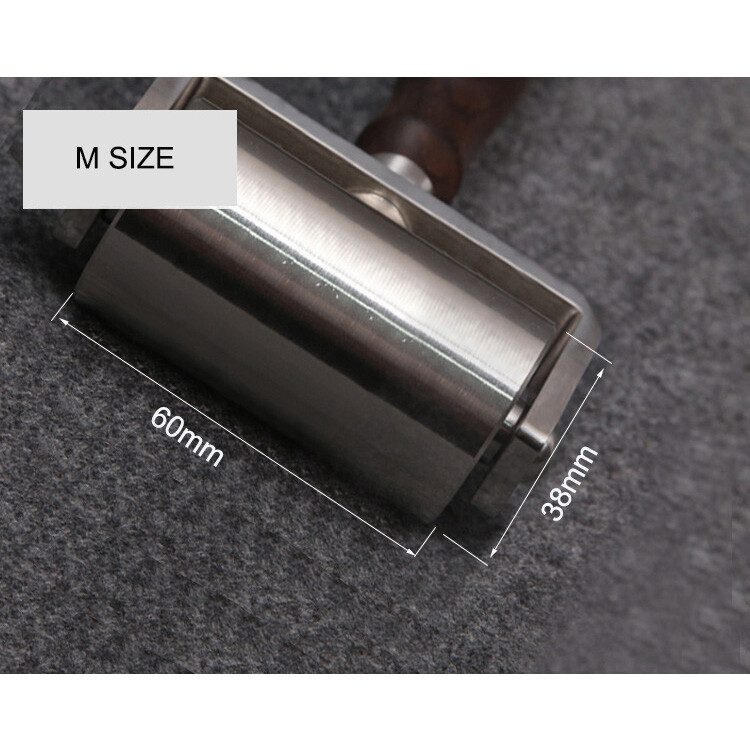Leather Craft Press Crease Edges Tool Roller Glue Rolling Ebony Wood ...