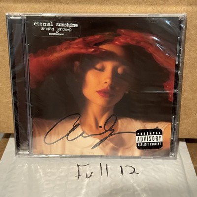 SIGNED Ariana Grande - Eternal Sunshine CD Autograph - FULL SIGNATURE ...