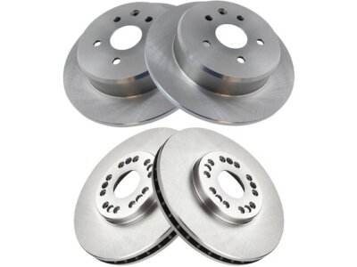 TRQ 21TV57D Brake Rotor Set Fits 1992-2000 Lexus SC400 | eBay