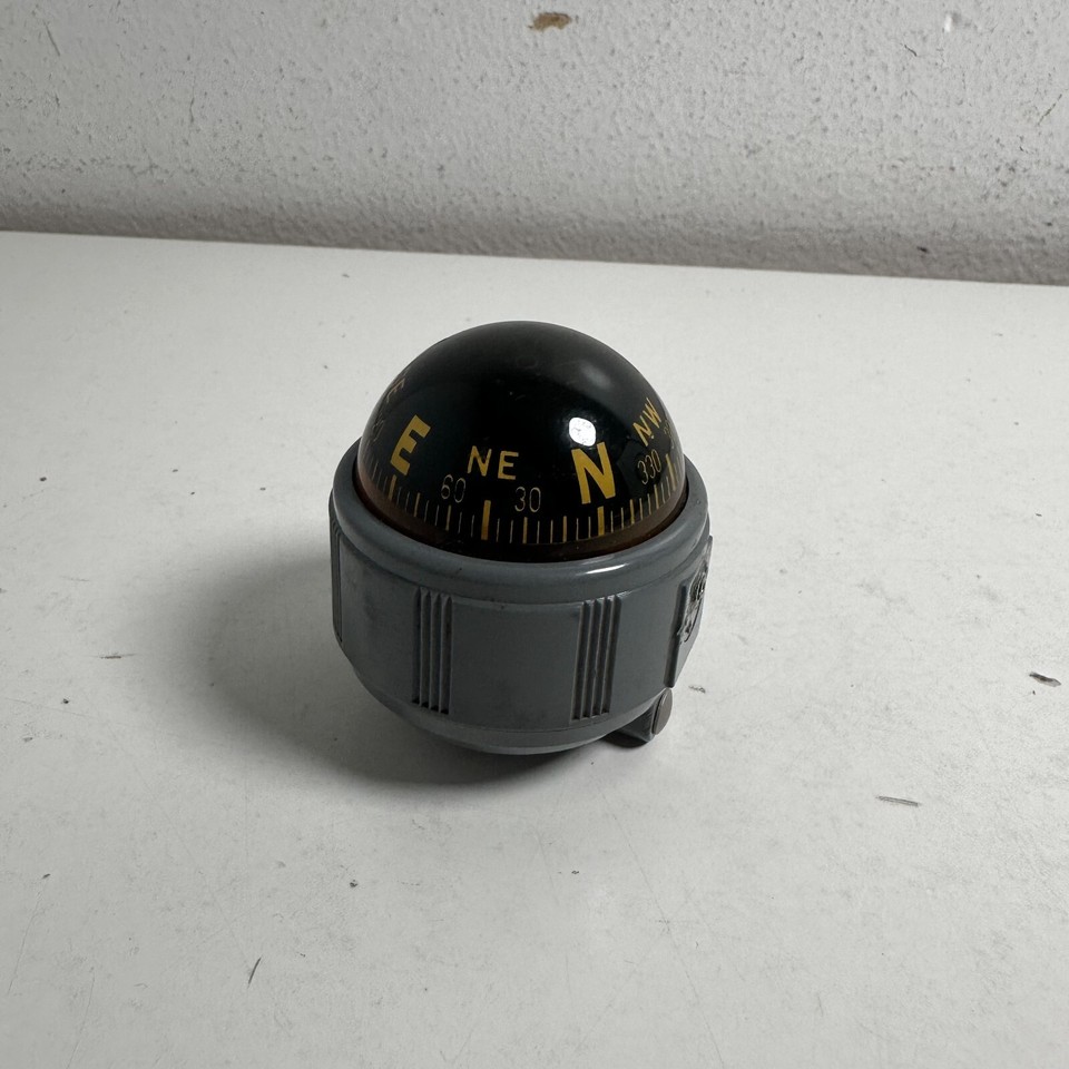 Vintage 1960s Airguide Chicago Marine Boat Black Gray Spherical Mobile ...