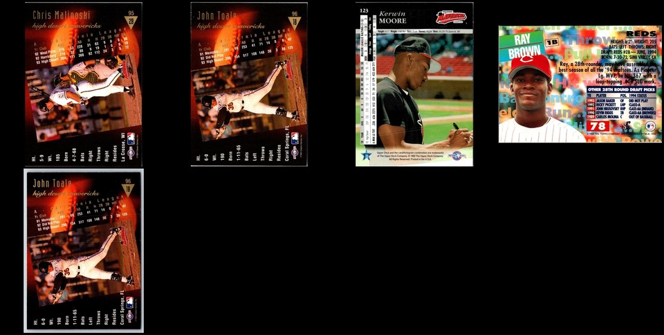 1994 High Desert Mavericks (5) Card Lot - A SPECIAL TOUCH FOR YOUR ...