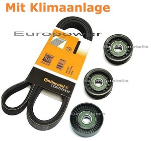 V-Ribbed Belt-Set + Tensioner Pulley Mercedes w639 906 VIANO VITO ...