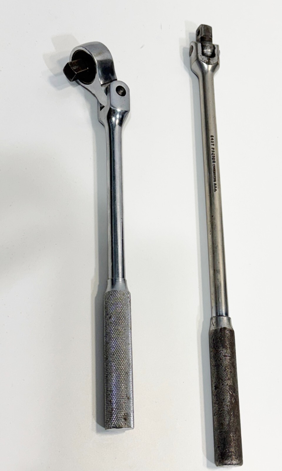 Proto Professional 1/2" Drive Flex Ratchet Breaker Bar Set Lot - 5457 ...