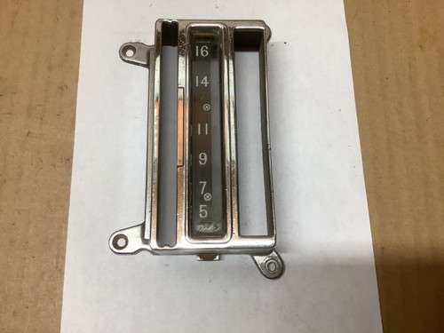 C2 CORVETTE 1965-1967 AM RADIO FACE PLATE W/CLEAR LENS DELCO oem | eBay