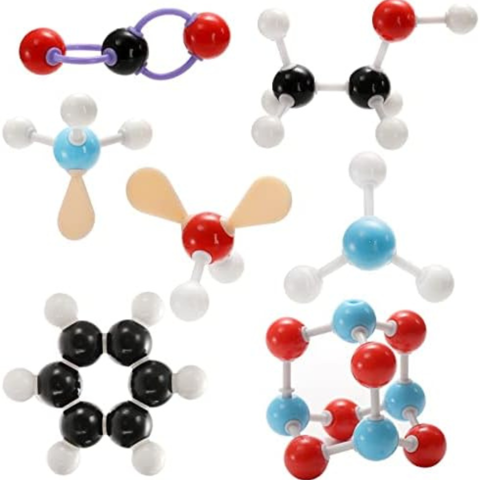 444 Pieces Chemistry Molecular Model, Organic and Inorganic Modeling ...