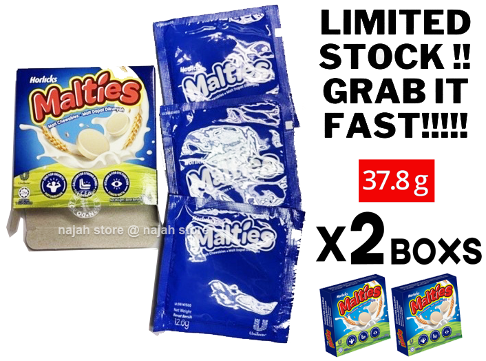 Horlicks Malties Tablet Original Flavor Candy Malt Childhood Memories ...