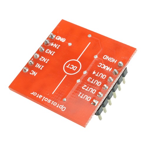 4-Channel Opto-isolator IC Module Arduino High and Low level Expansion ...