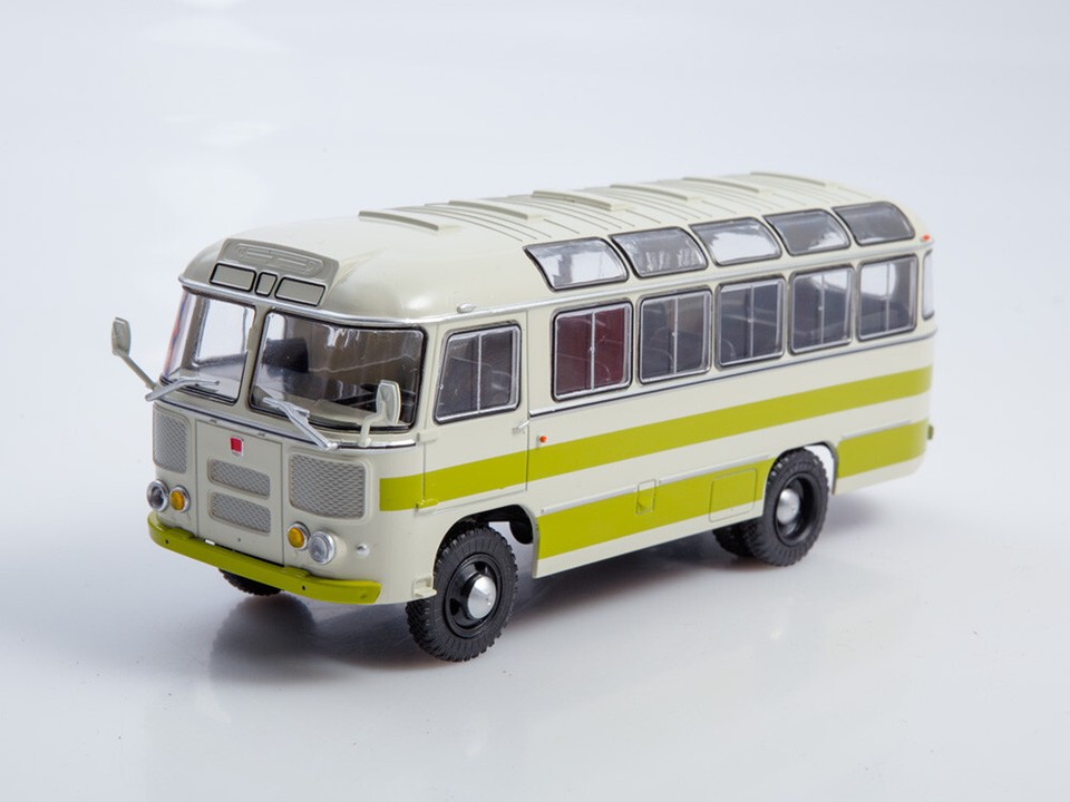 1:43 Soviet suburban bus PAZ 672 russian Magazin Modimio №45 USSR UdSSR ...