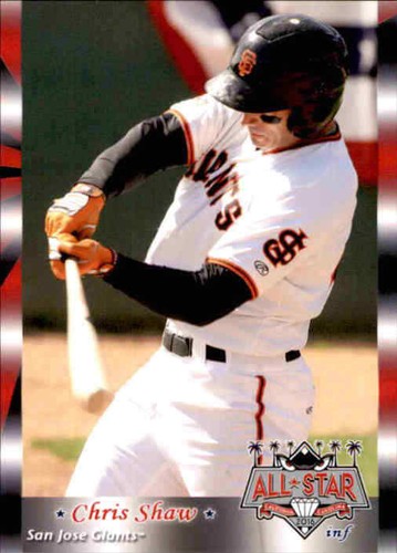 2016 California/Carolina League All-Stars #20 Chris Shaw Stoneham ...