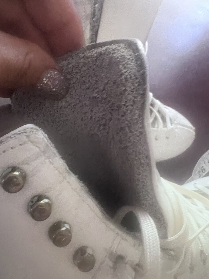 Harlick Figure Ice skates. White. Custom size 6 ( 9 1/2) | eBay