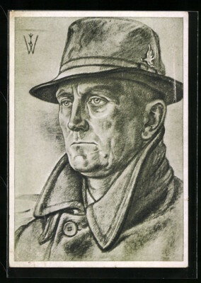 Willrich-AK Dr. Neumann, Pioneer of the Memel Germans, Portrait 1941 | eBay