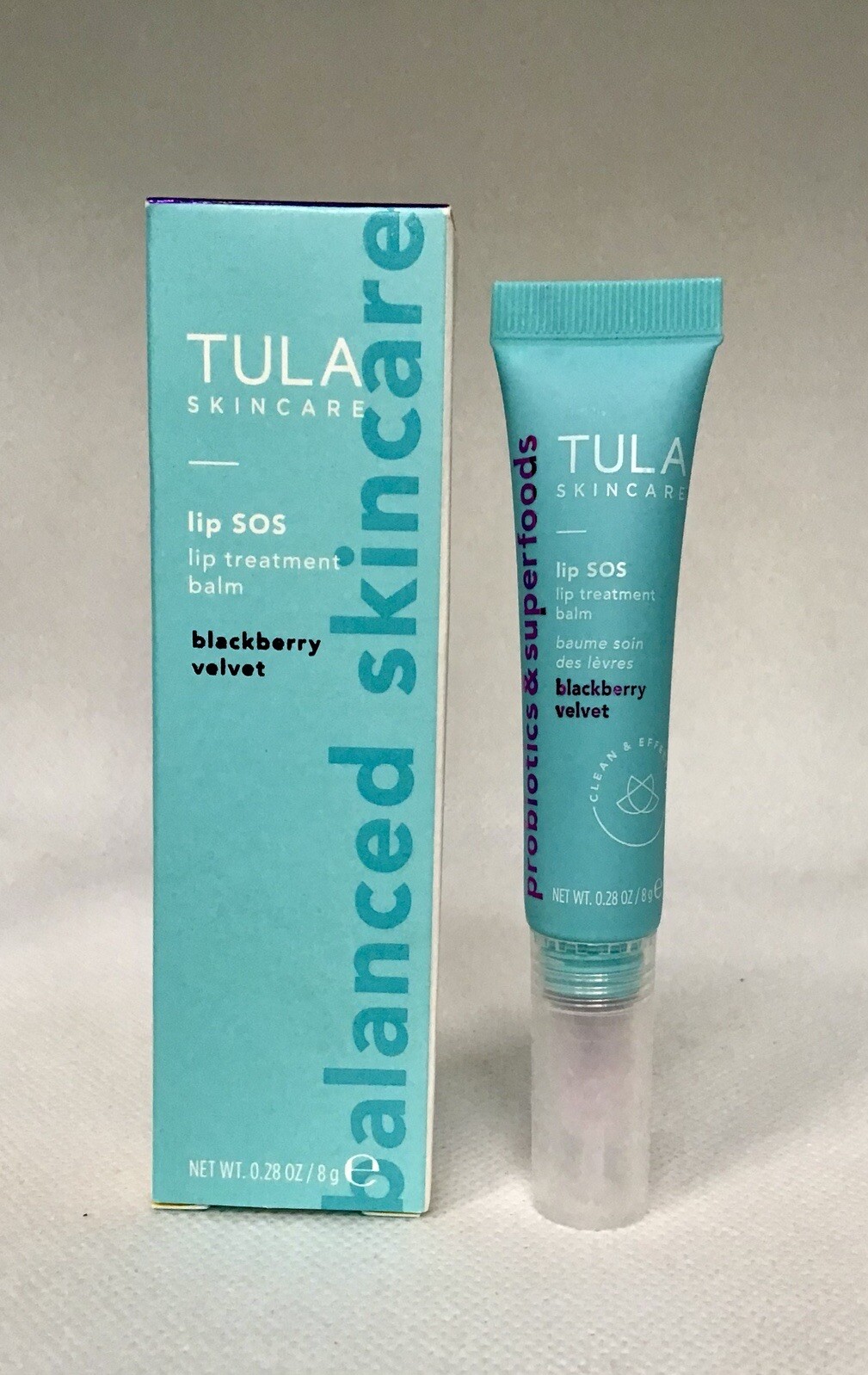 TULA SKINCARE LIP SOS TREATMENT BALM - BLACKBERRY VELVET - FULL SIZE ...