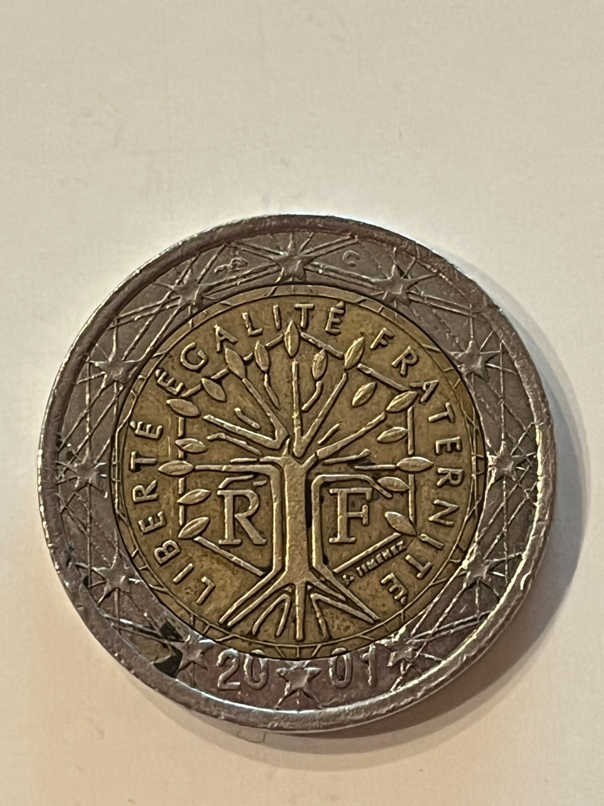 France 2 Euro Coin 2001 Misprinting | eBay