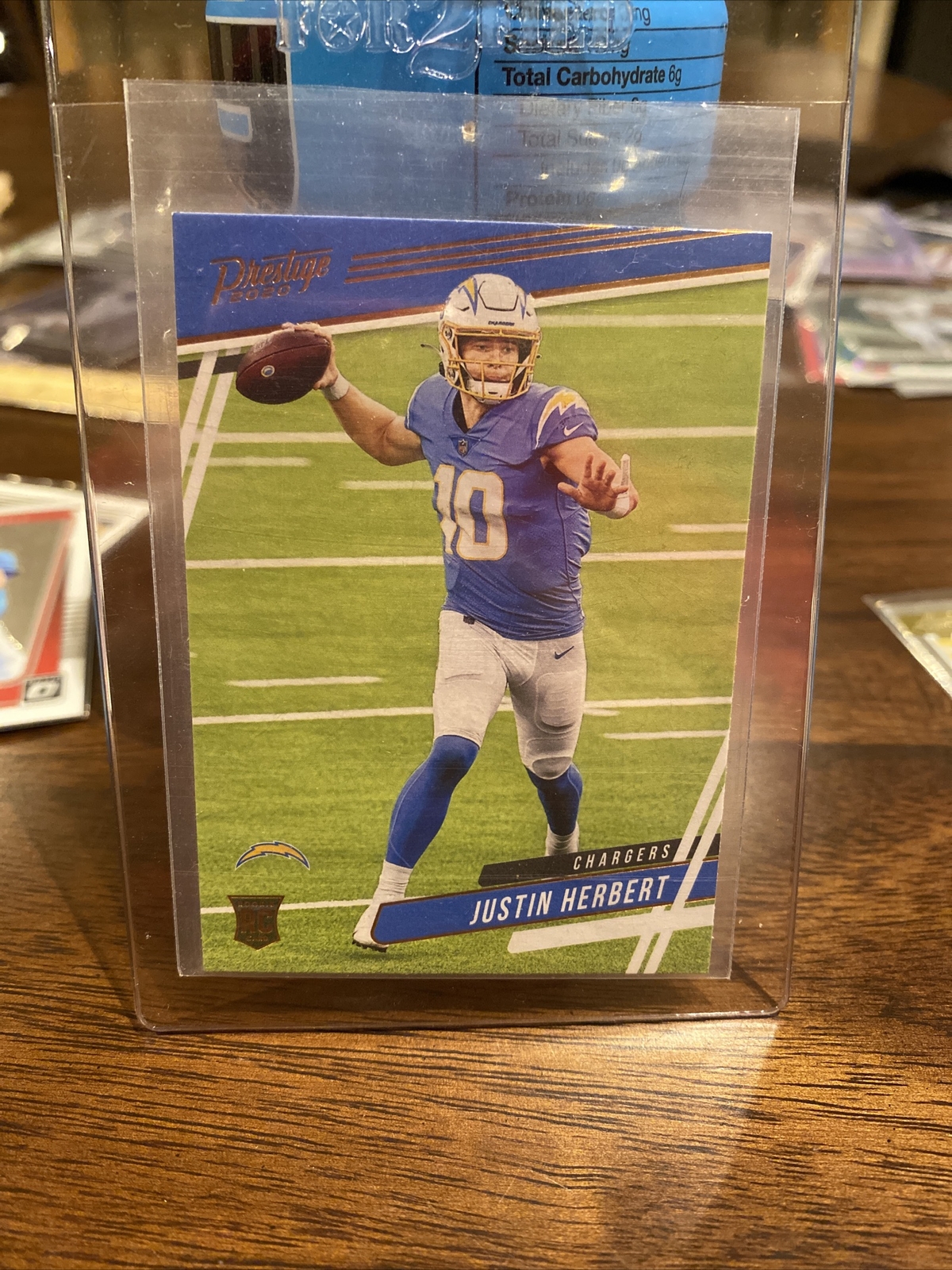 2020 Panini Chronicles Prestige JUSTIN HERBERT Rookie Card RC 303 LA ...