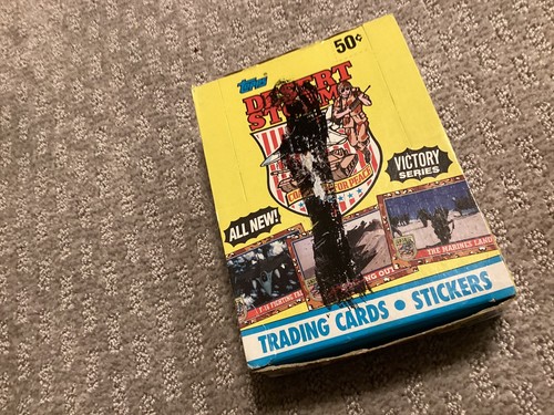 1991 Topps Desert Storm Trading Card 36ct Full Box Unopened Cards ...
