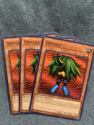 Yugioh! Griggle - SRL-EN016 - Unlimited 25th Anniversary Edition Nm X3 ...