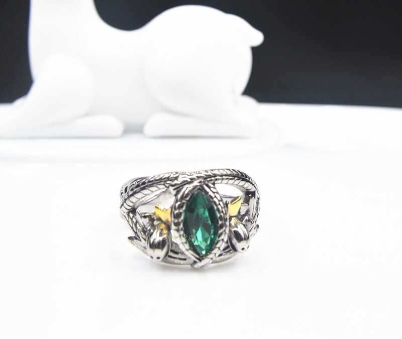 Lord of the Rings Aragorn's Ring of Barahir Ring 925 Sterling Silver ...