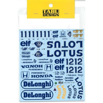 Decals 1/12 LOTUS99T Full sponsor Decal F1. for TAMIYA from Japan | eBay