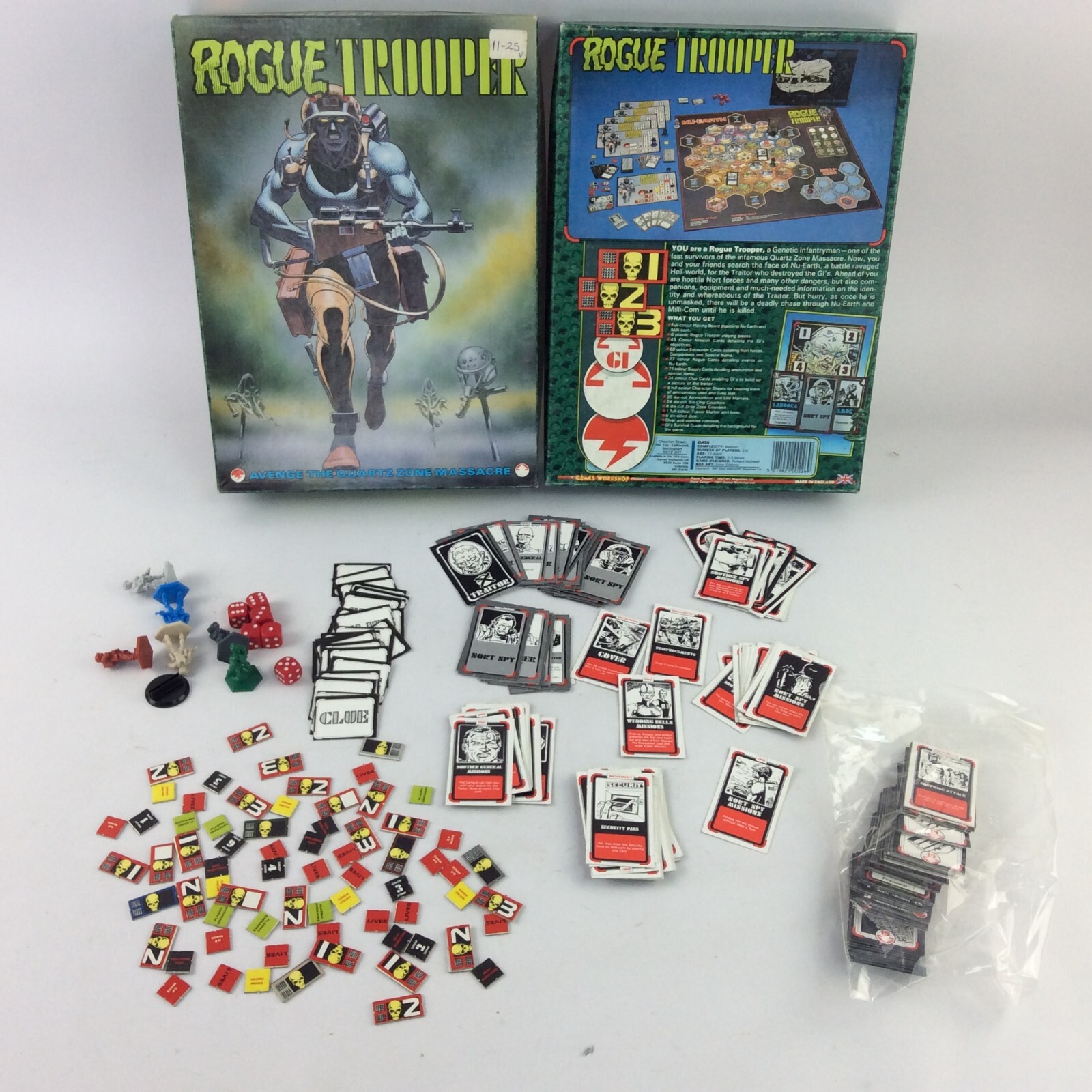 Rogue Trooper Games Workshop 2000ad Board Game Quartz Zone Massacre ...