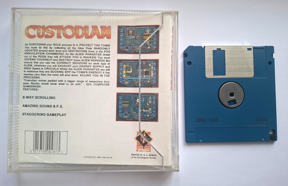 Custodian Game On Floppy Disk For Commodore Amiga Computer Boxed | eBay