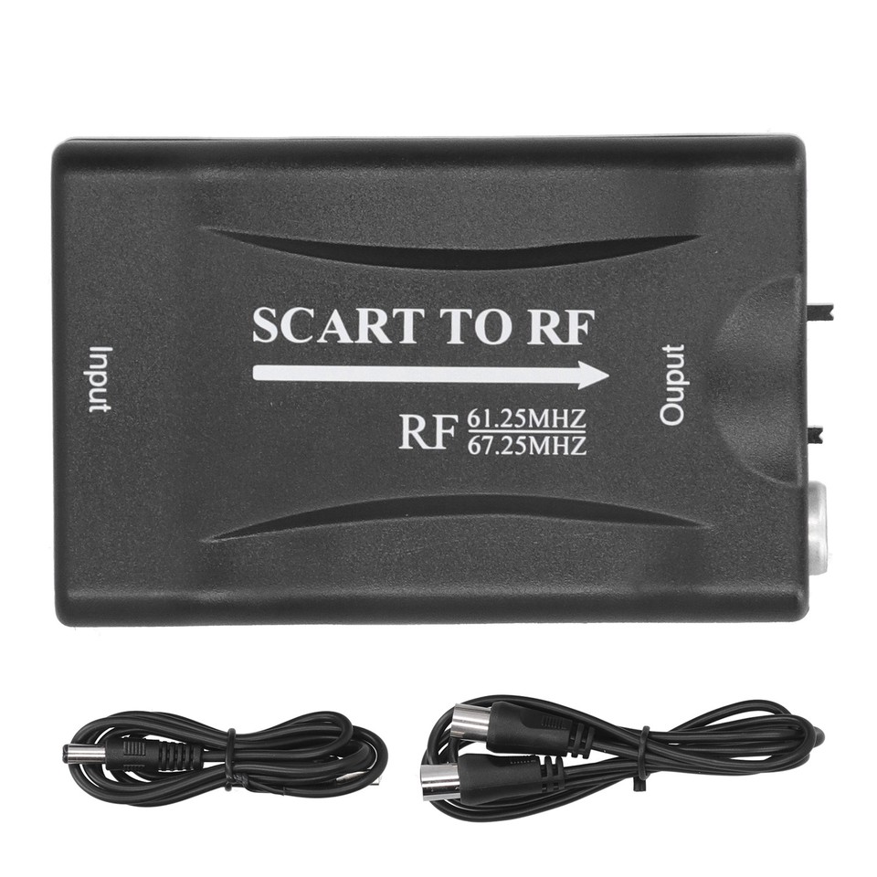 Converter Scart To RF Transformer Adapter Composite For TV Box Video HD ...