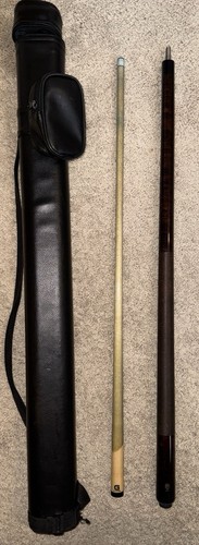 Brown Colored McDermott Pool Cue With 12.25mm G-Core Shaft & Cue Case ...