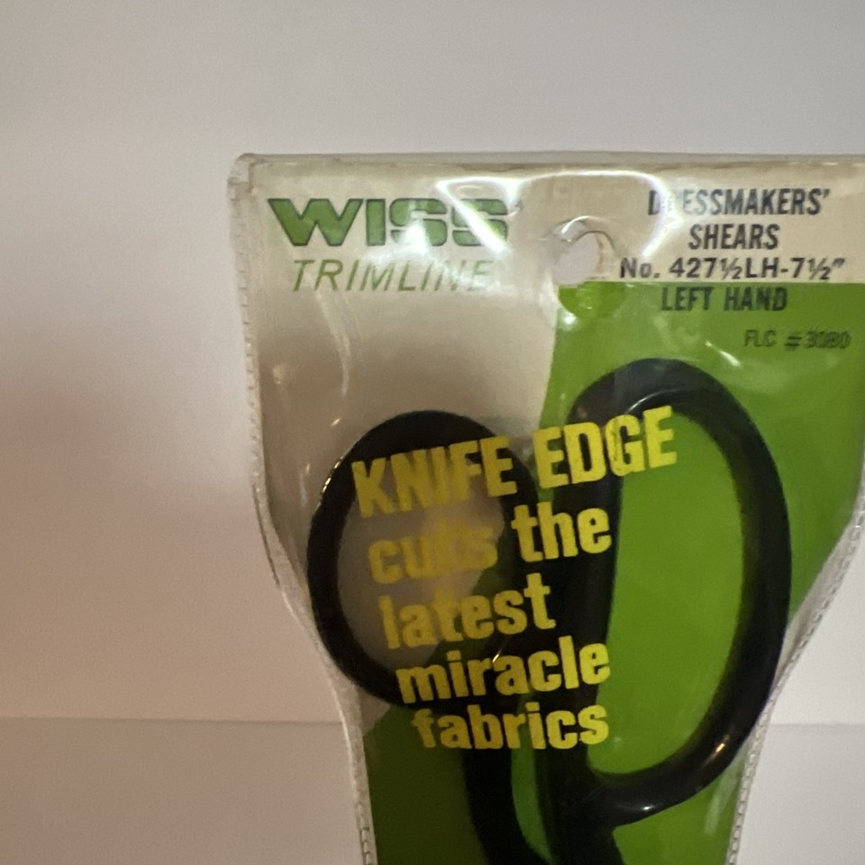 Wise Trim Line Dressmakers Shears Number Four 27 1/2 Left Handed Hard ...