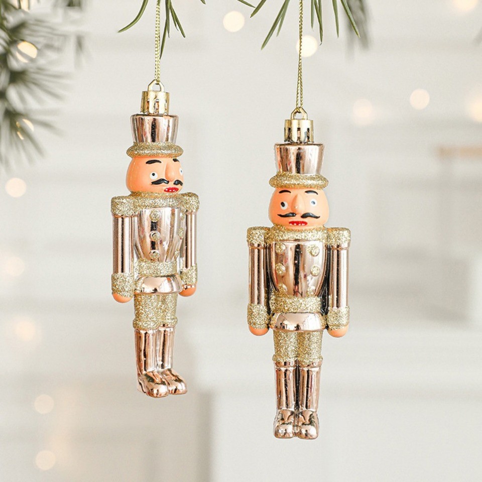 2PCS Santa Clause Christmas Hanging Decoration Scene Making | eBay ...