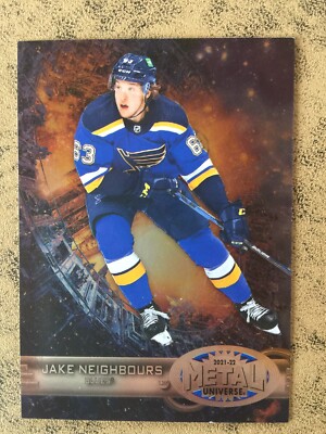 JAKE NEIGHBORS RC 2021-22 Skybox Metal Retro Rookie #49 StL. Blues | eBay