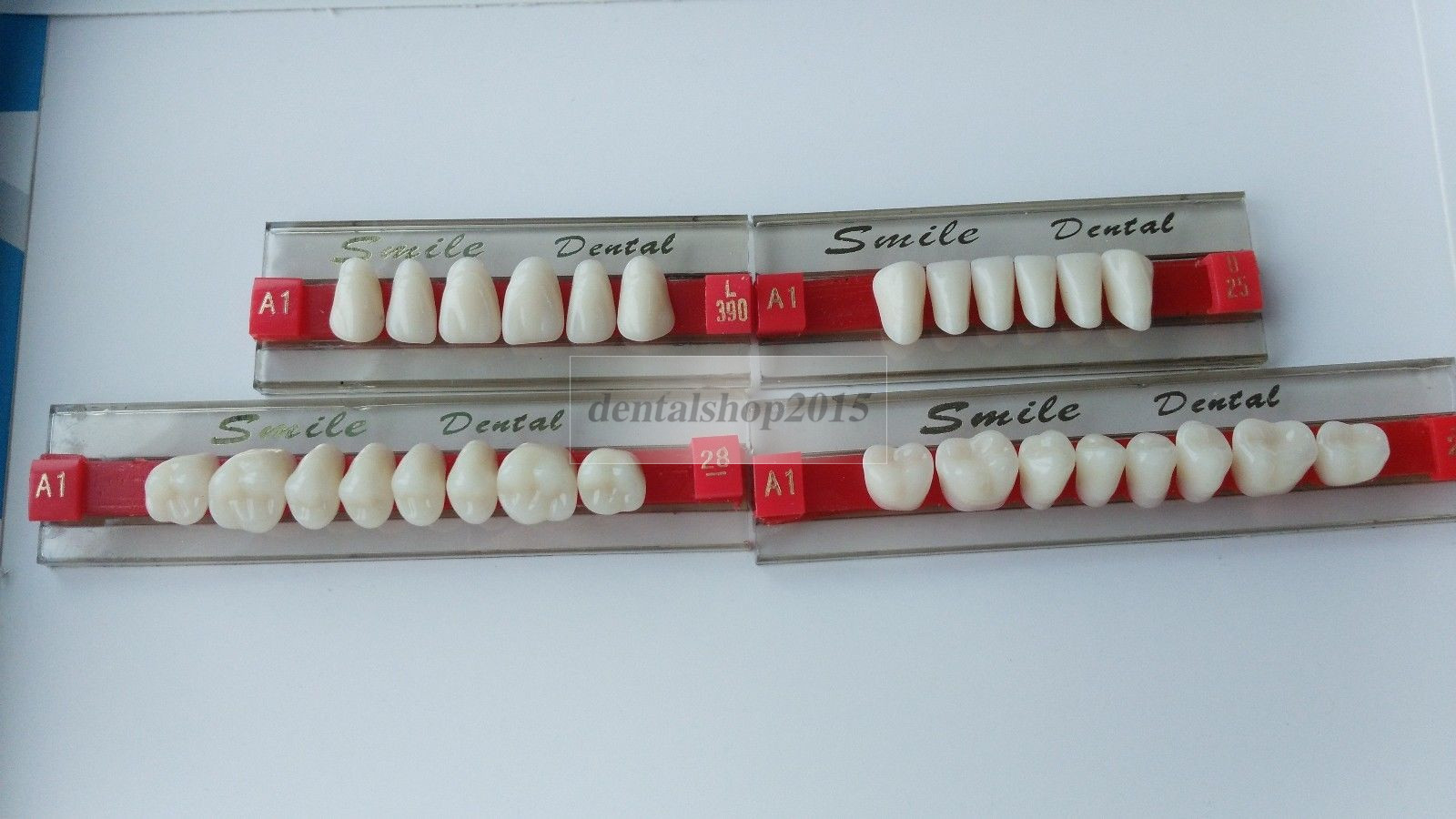 Acrylic resin teeth color A1 dental oral denture 390 small size upper ...