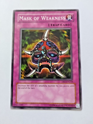 Yu-Gi-Oh Mask of Weakness Dark Beginnings 1 DB1-EN218 Unlim. Com ...