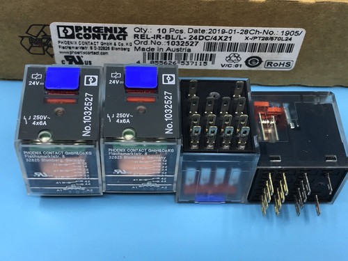 New NO.1032527 Intermediate Relay 4x6A 24VDC 14 Pins x 1pc | eBay