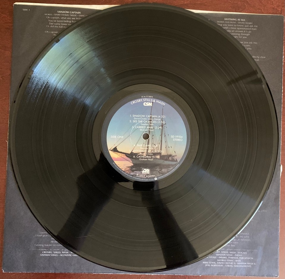 Crosby, Stills & Nash: CSN - Vinyl, LP, Atlantic SD 19104, US 1977 | eBay