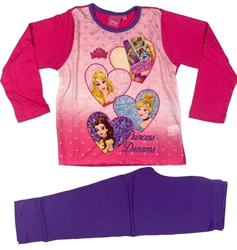 Official Disney Princess Princesses Pyjamas Pajamas Pjs Girls Kids Ages ...