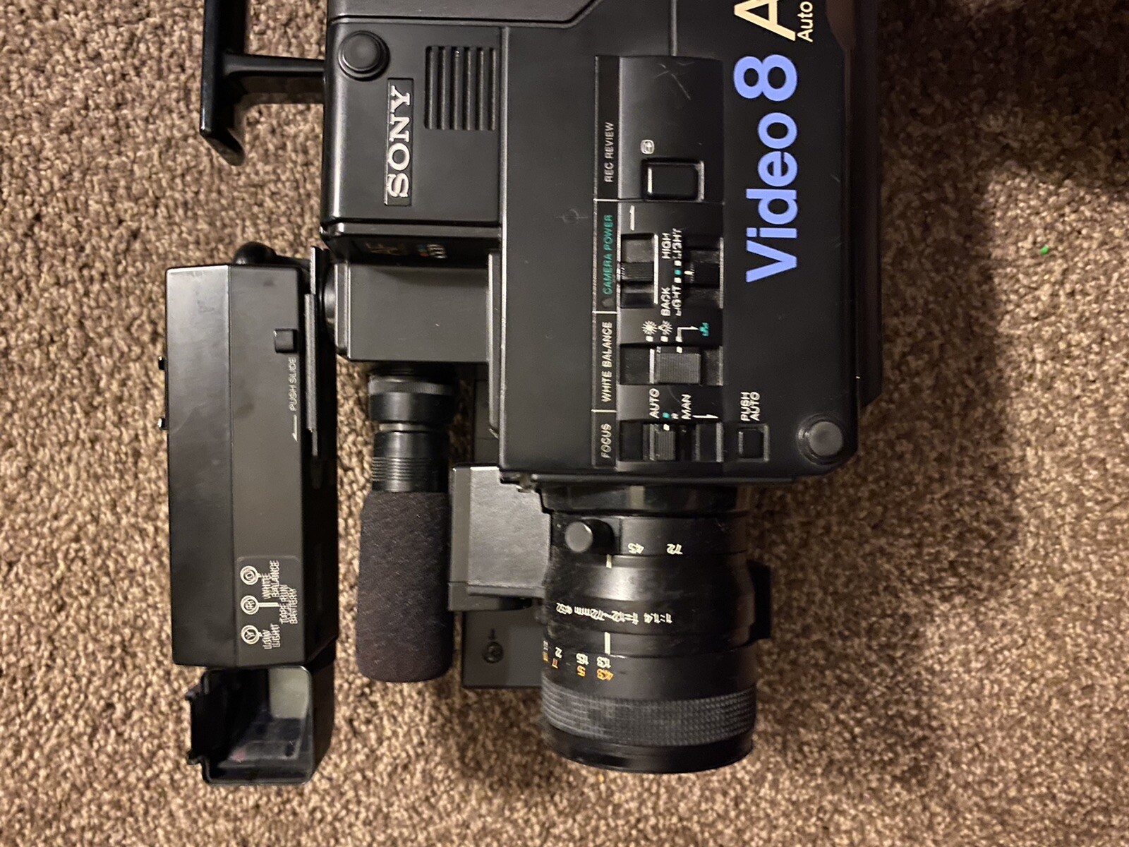 SONY CCD-V8AF VIDEO 8 VIDEO 8 PLAYER VCR RECORDER AND ACCESSORIES Not ...