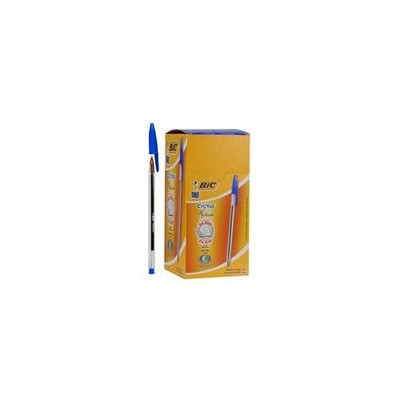 8373609 BIC Stylo Cristal BIC Bleu 50 Paquet | eBay